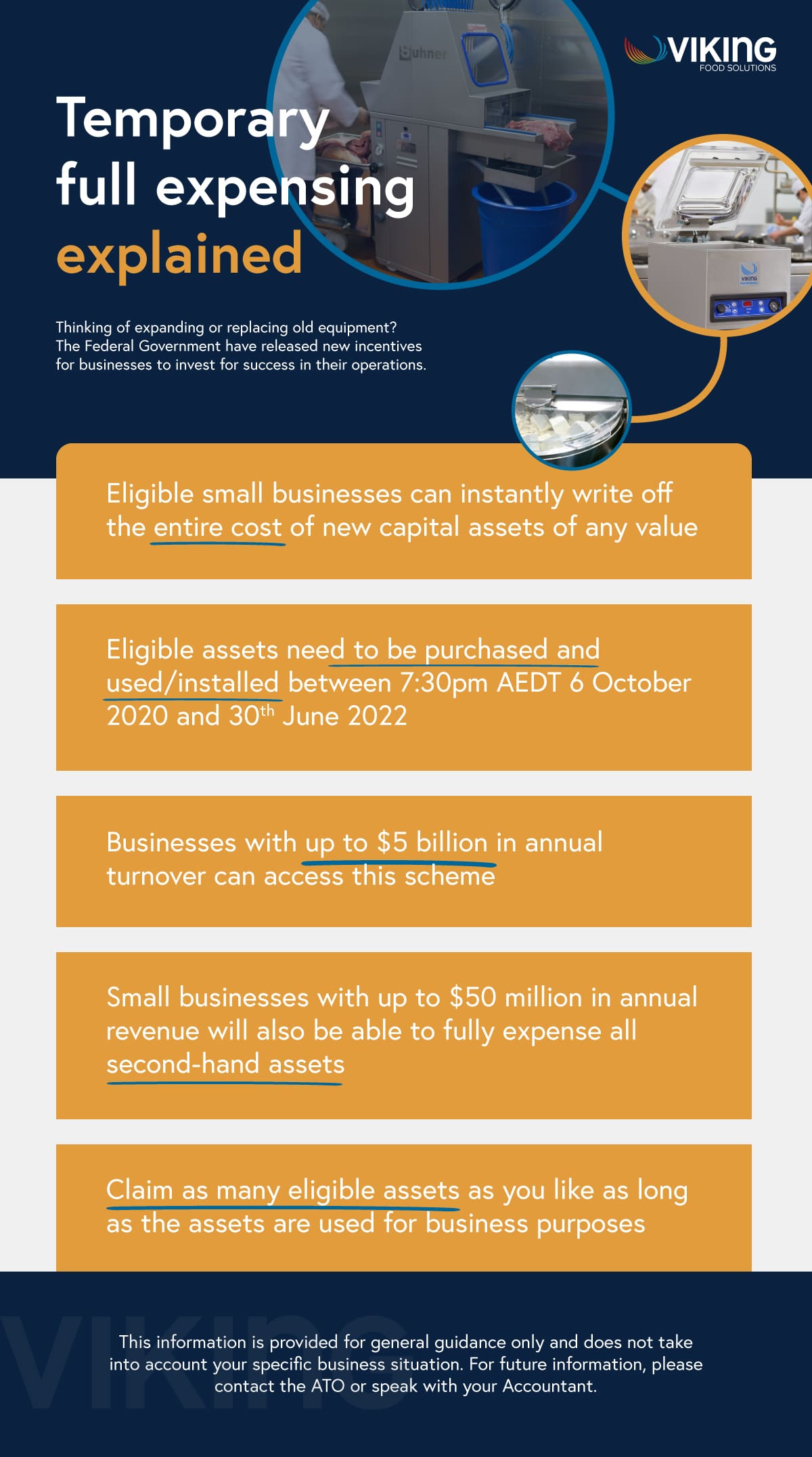 Temporary Full Expensing - Viking Food Solutions